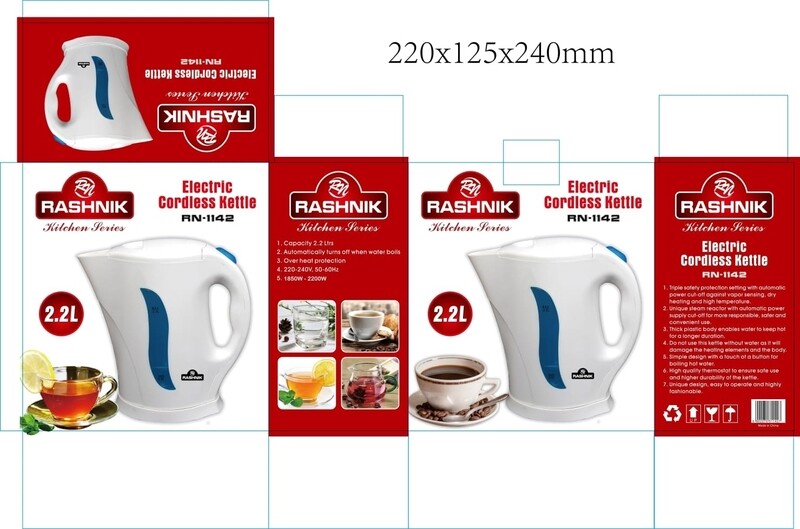 Rashnik electric kettle 2.2L RN1142