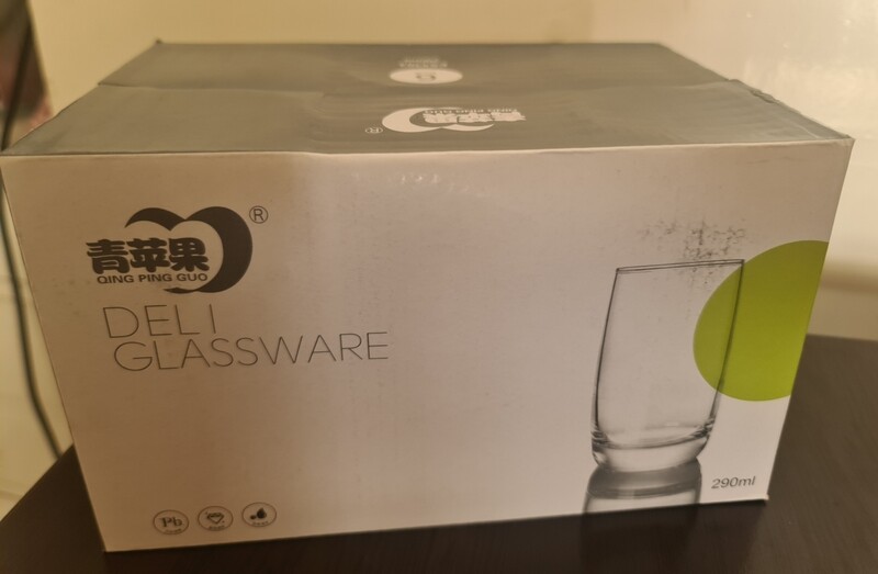 Deli water glass set of 6pcs 290ml ES5303