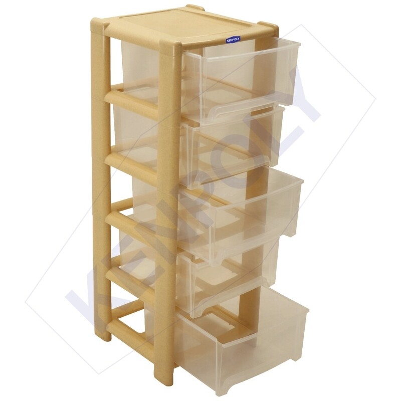 Kenpoly multi-store 5 stack drawer