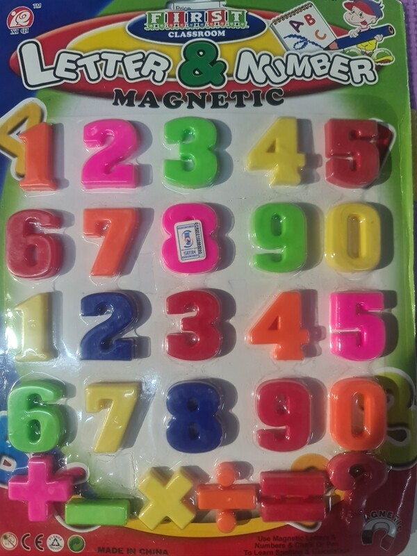 Fridge magnets numbers 1-10 139255 barc 48406838