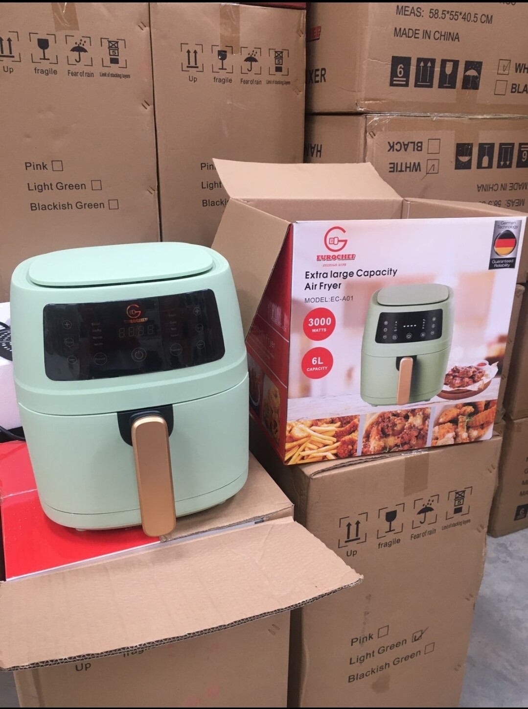 Eurochef large capacity air fryer 6L