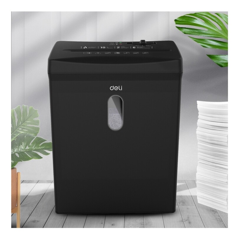 DELI E9949 cross-cut paper shredder