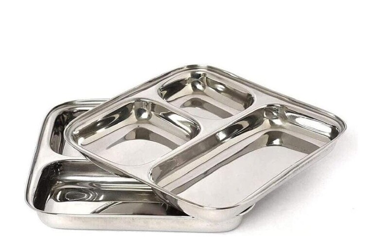 Generic Stainless Steel Partition Plate - Square 22cmx22cm