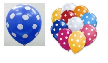 Round balloon standard and pastel 12" assorted colours with silkscreen ...