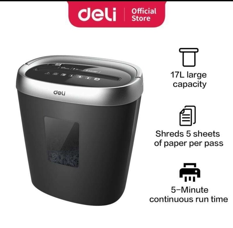 Deli paper cut paper shredder E9929
