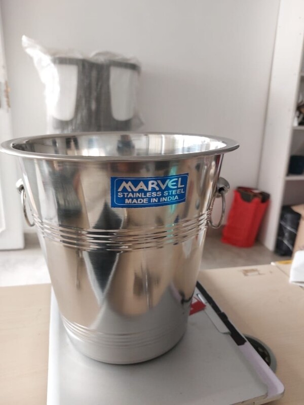 Marvel Stainless Steel Ice Bucket with Handle 21cm #201 - Chill in Style