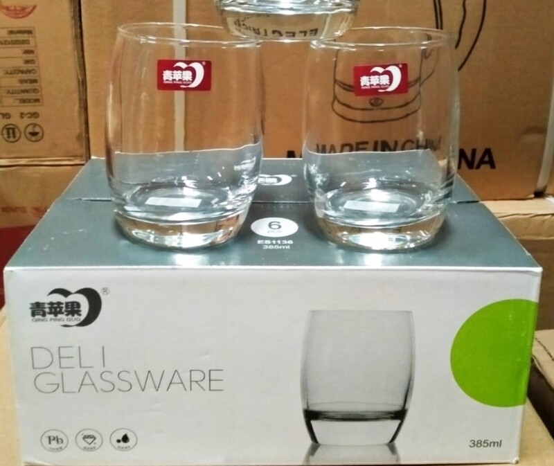 Deli Glassware Stemless Wine Glass 385ml | Ankoretail