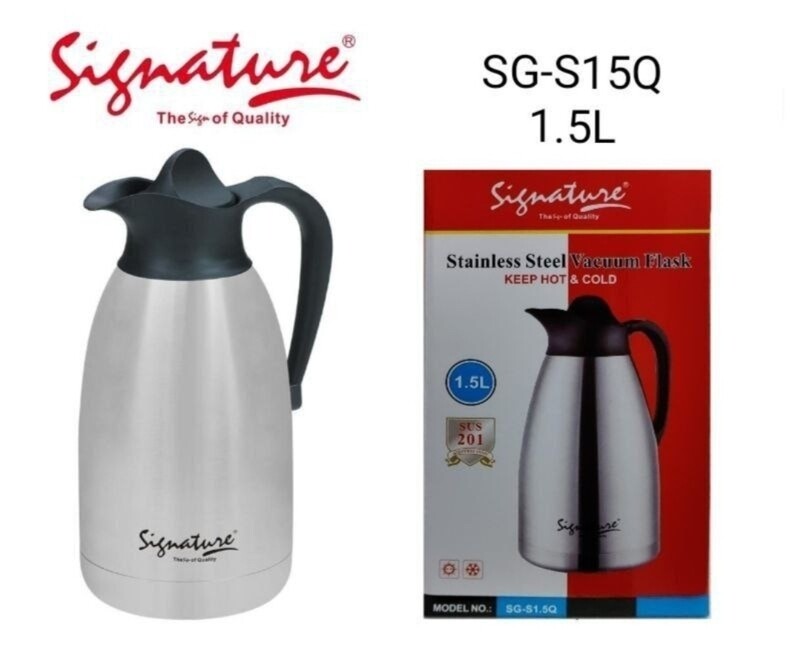 Signature SG-S15Q unbreakable vacuum flask 1.5L