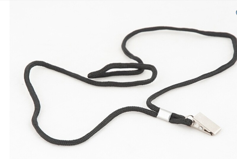 LANYARD WITH DETACHABLE BASE BLACK