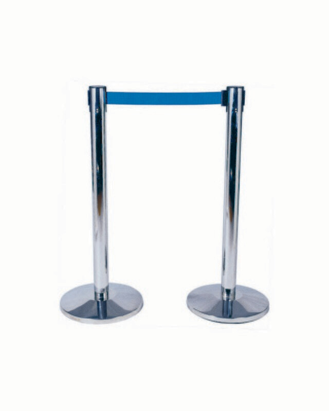 Retractable Stanchion with Belt - Crowd Control Barrier (103350)