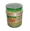Toothpick double end minted in plastic box 500PCS TOOTHPICK-D/PL
