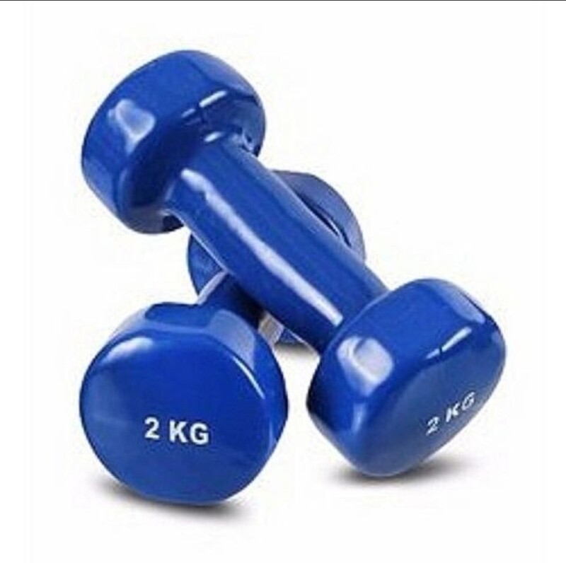 Generic Dumbbell Hex Neoprene Soft Dumbbells 1KG (2pcs) #DB020-1KG