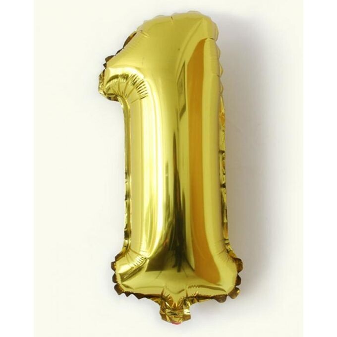 BK Foil balloon 30" (76cm) no. 1 GOLD