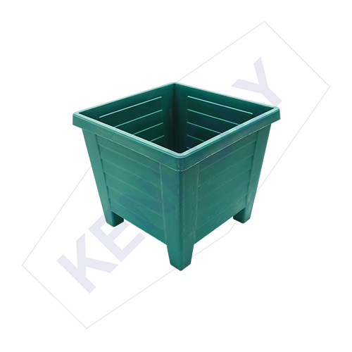 Kenpoly Square Planter 4 H157 x W194 x L194 mm 3.4LTRS GREEN