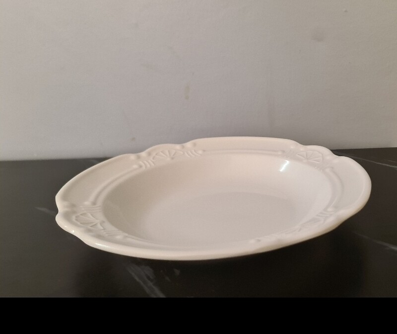 Oasis dinner plate Unique design 10" PO-13 WHITE