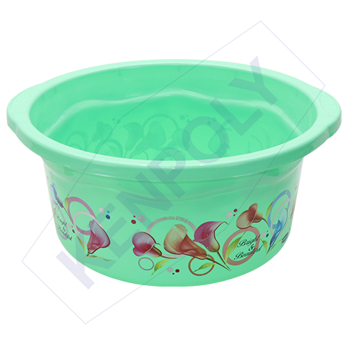 Kenpoly maxi basin 1 29L. H245 x Dia557mm Green