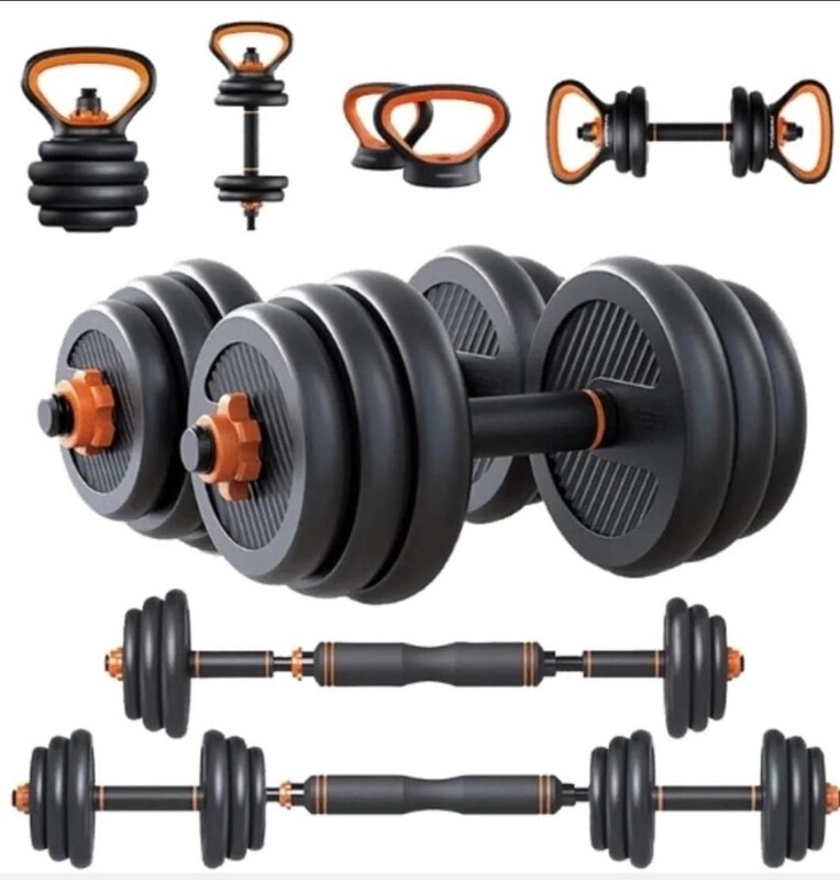 Dumbbells set Adjustable barbell with kettlebell 50kg
