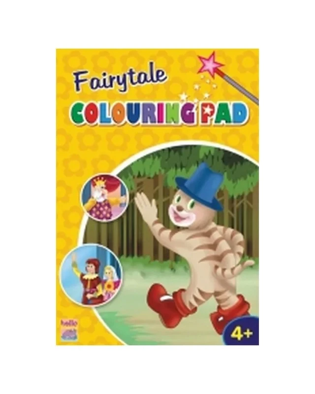 BOOK FAIRY TALE COLOURING PAD HELLO FRIEND COL-007P