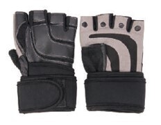 Weight Lifting Gloves, With Grip, With Velcro, XL