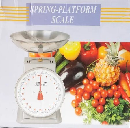 Spring Type Platform Weighing Scale - 60KG Capacity (Model 798D/4257/60)