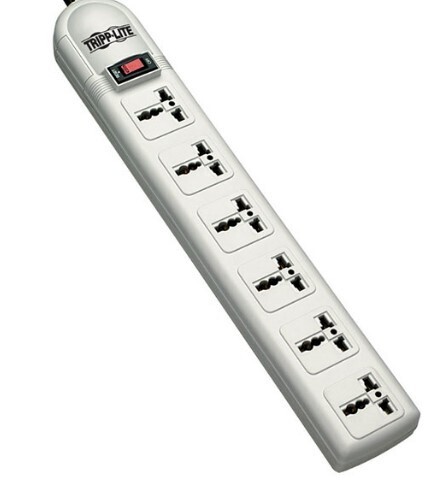 Trip-Lite 6-Way Extension Socket with 1.8m Cord - SUPER6OMNI