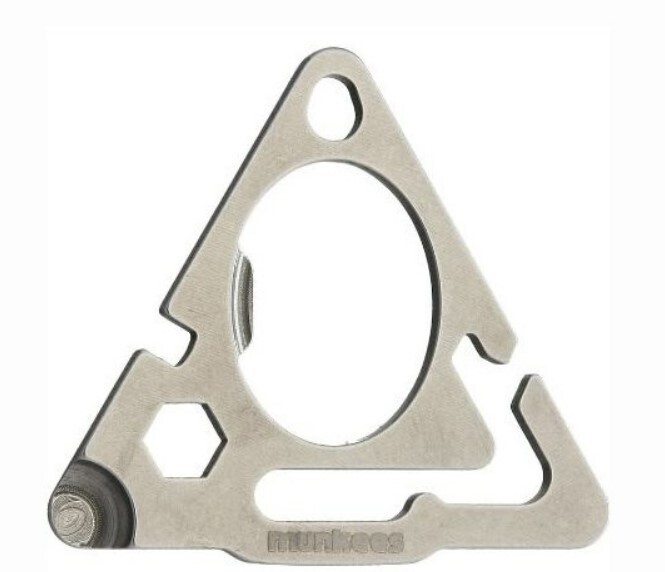 Munkees Stainless Steel Triangle Multi-Tool 2505