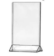 Acrylic Menu Display Holder 25x16cm - Upright Model 2905 for Photos ...