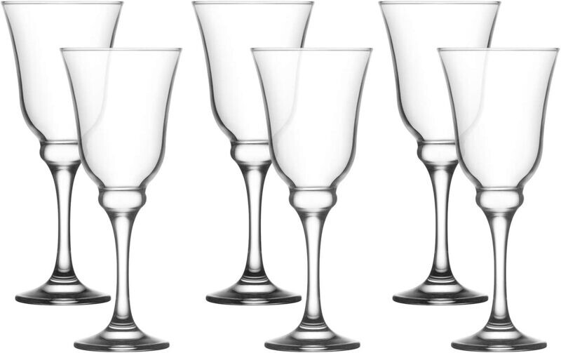 Lav Red Wine Glass Long Stem 245ml 6pcs Rst556