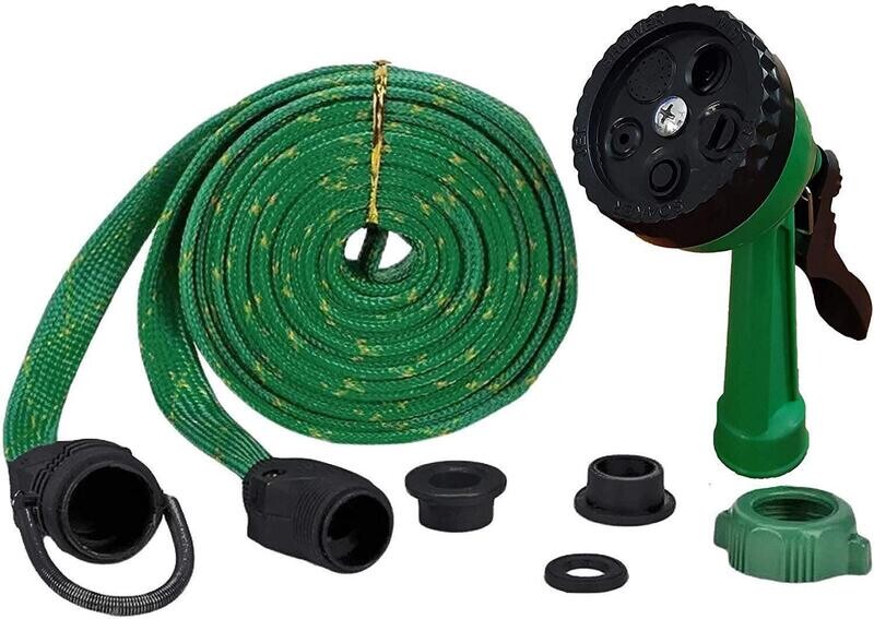 Expandable Magic Hose Pipe - 60 Meters with 7-Profile Spray Gun