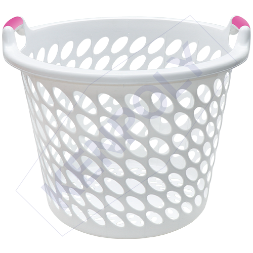 Kenpoly Laundry Basket No. 3 Plastic & Open - Top Width 58x Height 46cm ...