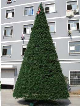 20ft Christmas Tree with Metal Frame Structure and 9,000 Tips