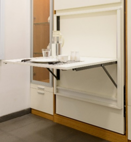 EBCO FUT60 Utility Folding Table Bracket - Anthracite Material, 60cm