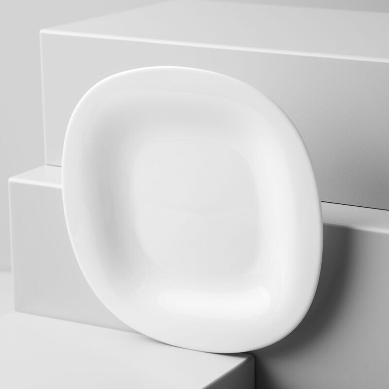 Neo Carine Luminarc White Square Dessert Plate 19.5cm (1 Piece)