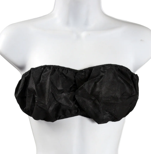 Disposable Bras - Free Size - Pack of 10 - Elegant Black - Model KL ...