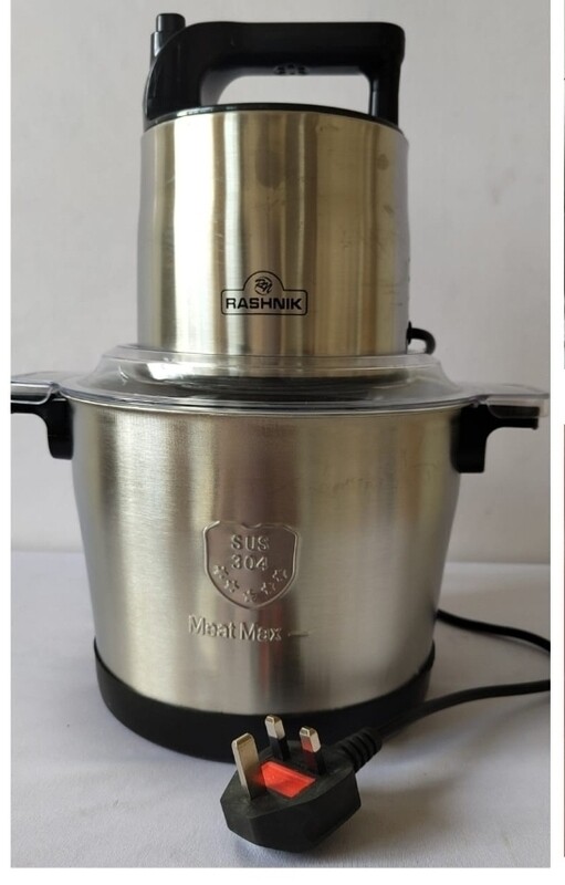 Rashnik Stainless Steel Food Chopper 7L RN800 - High-Powered Electric ...