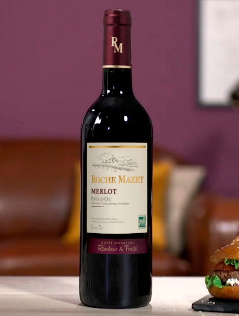 Roche Mazet Merlot Red Wine - 750ml From France