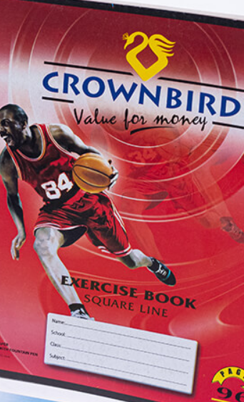 Kasuku Crownbird Exercise Book A4 96 Pages S/L - 6PCS Wholesale Pack