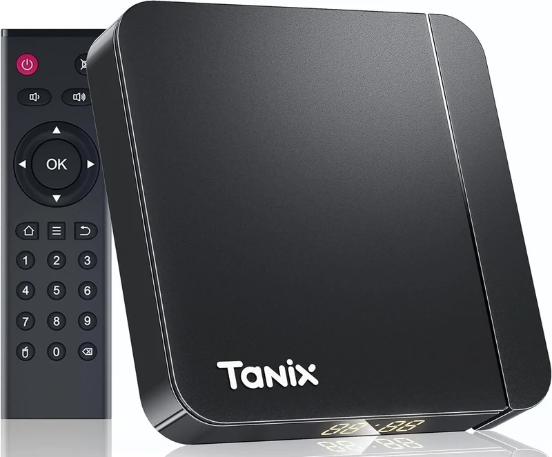 Tanix Android TV Box 11.0, Android 11 TV Box 4GB RAM 32GB ROM AV1 6K/4K 3D USB 3.0 BT 5.0 ...