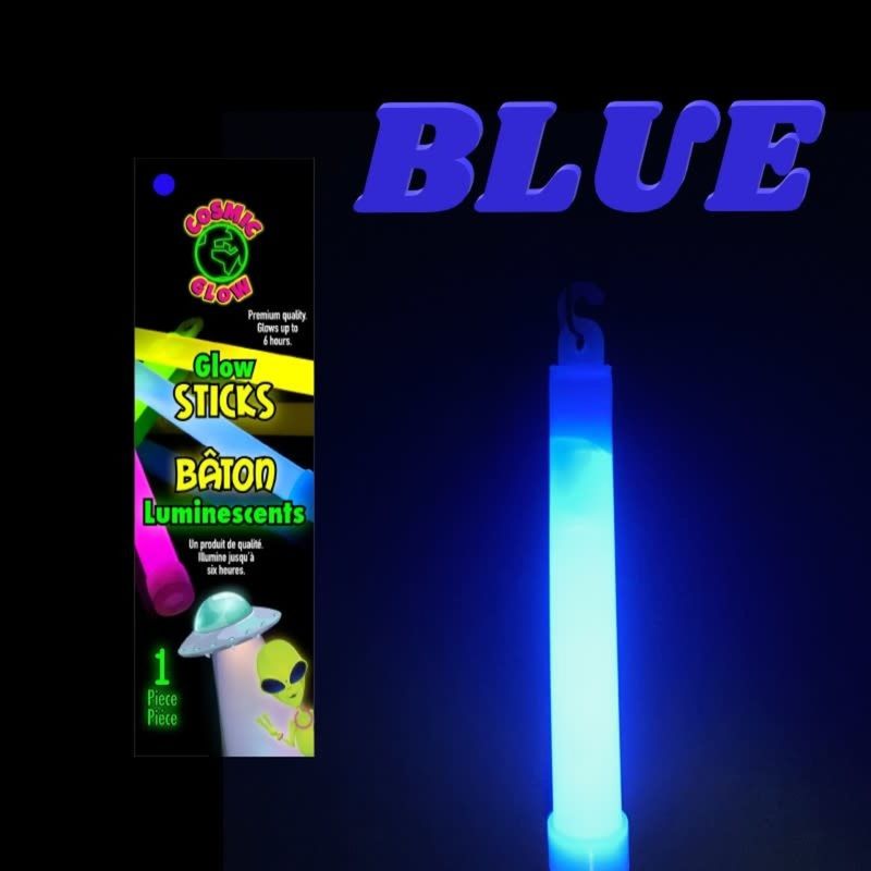 Glow in the Dark Fluorescent Hand Drop Glow Stick 6-Inch - Model DB-GP005