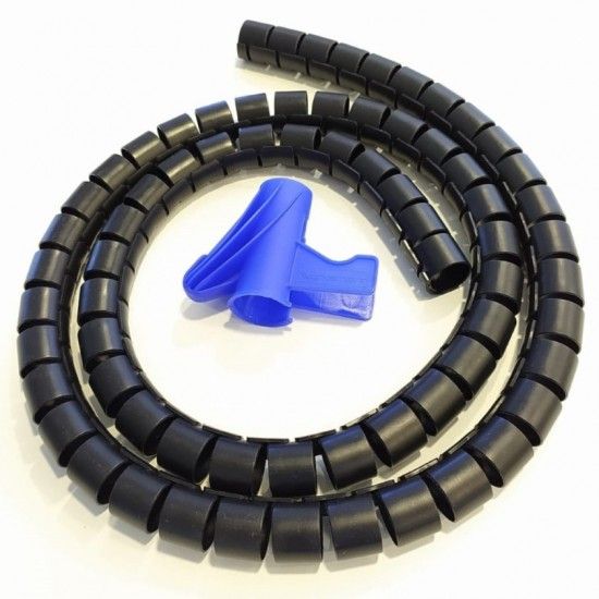 EBCO CO20-15-BK Cable Organiser Ø20mm - Black, 150mm