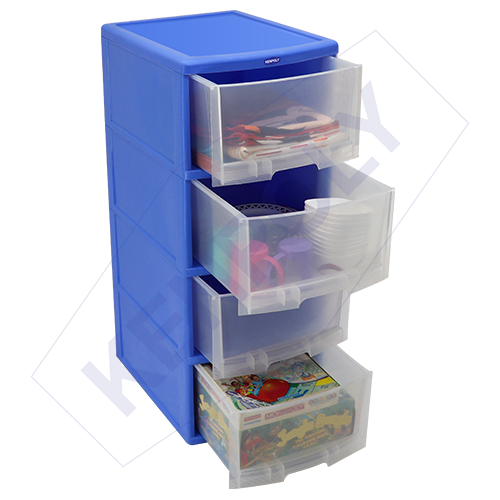 KENPOLY LARGE DRAWER 4 STACK