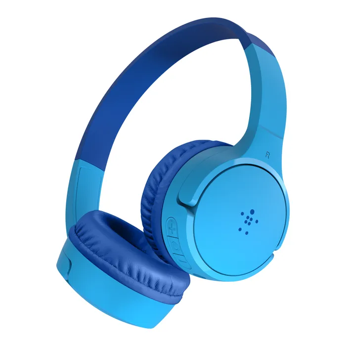 Belkin Sound Form Mini Wireless On-ear Kids Headphones AUD002-Blue