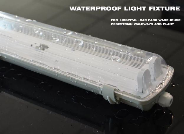 Illumat Double 18W LED 4ft Damp Proof Batten Fitting with Integrated ...