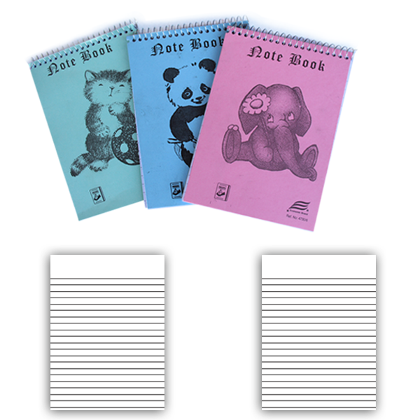 Top Spiral Note Book A6 by Economic Brand