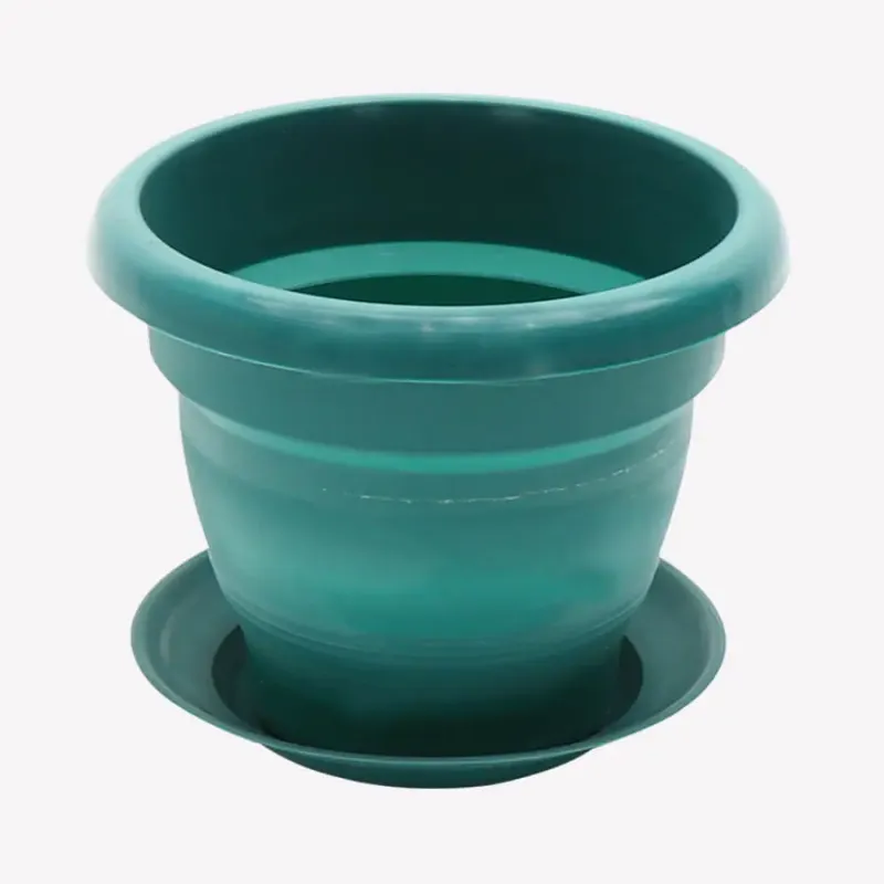 Kenpoly Flower Pot - Planter 3 with Dish 2.5LTRS H165 x Dia203 mm