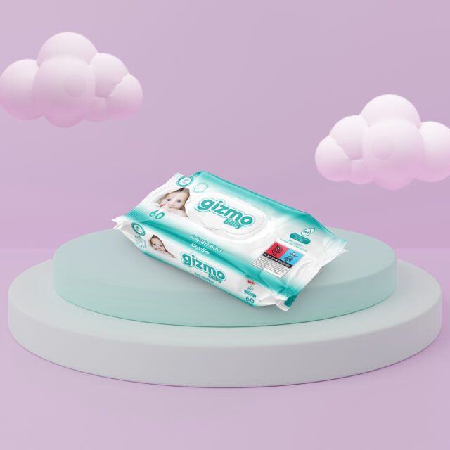 Gizmo wet wipes 60pcs