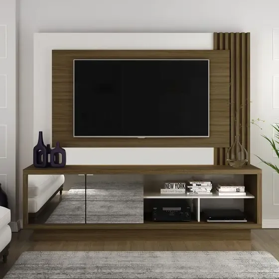 TV Stand Entertainment Centre 2.00m with mirror HO1004 Tecno Mobili