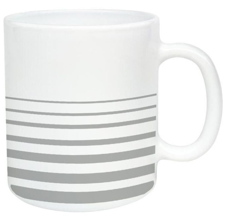 Signature 32 cl Glass Signature Mugs (320ml) Urban Grey 6pcs set