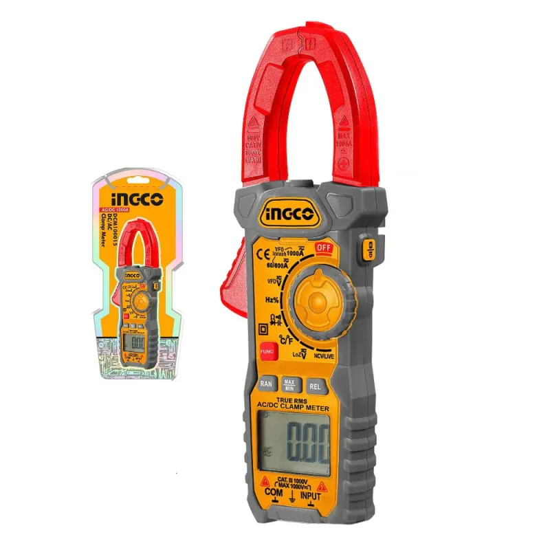 The Ingco DC/AC Clamp Meter DCM100015