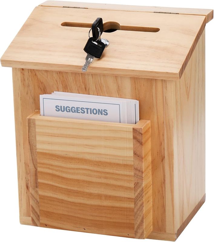 Suggestion Box & Tender Box